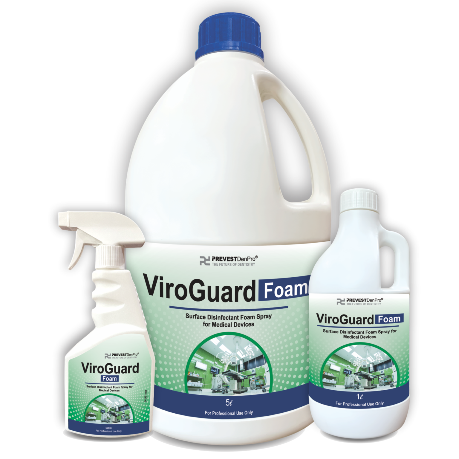 ViroGuard Foam – Surface Disinfectant Foam Spray for Medical Devices